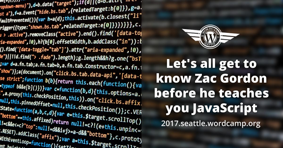 Let’s all get to know Zac Gordon before he teaches you JavaScript ...